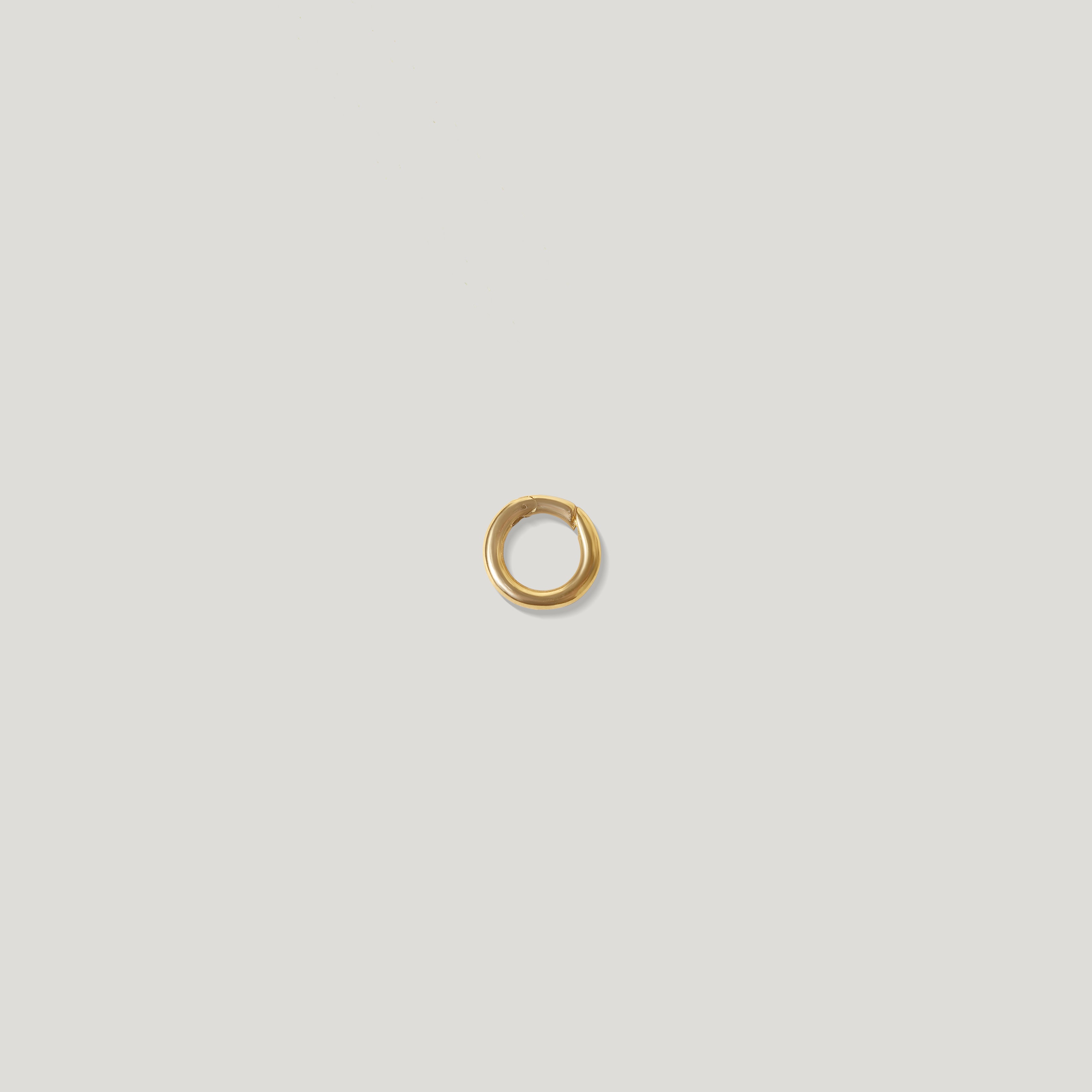 Hinged Bail Charm Connector - Gold | Made Line Jewelry