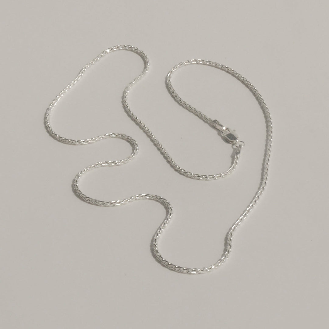 Made Line Jewelry | Heritage Wheat Chain - Silver
